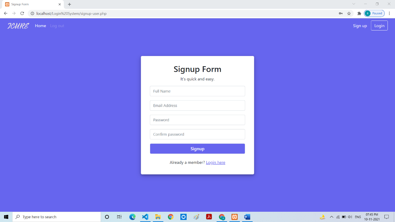 GitHub - KrishanMohanDev/secure-login-system: This is a PHP project for ...