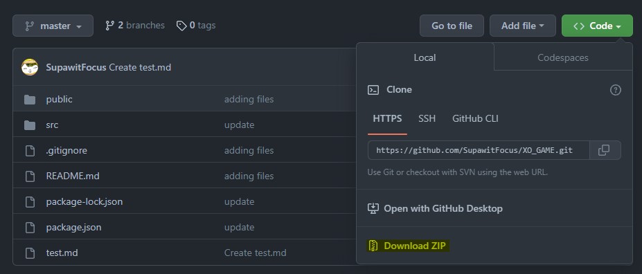 GitHub - SupawitFocus/XO_GAME
