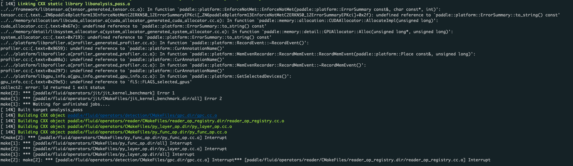 海光DCU编paddle-rocm linux gcc5.4版本失败 · Issue #39187 · PaddlePaddle/Paddle · GitHub
