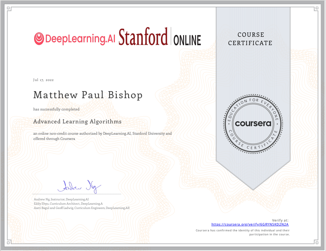 GitHub - matthewbishop58/Machine_Learning_deeplearning.ai: Uploads from the Coursera specialization