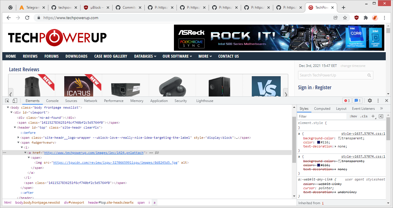 techpowerup.com · Issue #9696 · uBlockOrigin/uAssets · GitHub