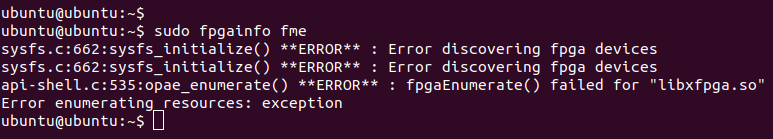 Issue with OPAE-SDK · Issue #2514 · OFS/opae-sdk · GitHub