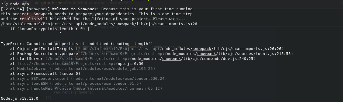 🐛 BUG: · Issue #3931 · FredKSchott/snowpack · GitHub