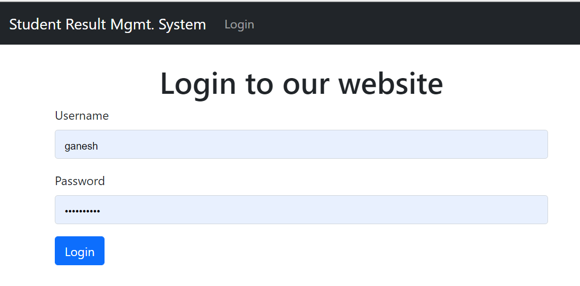 GitHub - GaneshG1234/Student-Result-Management-System-Website: I ...