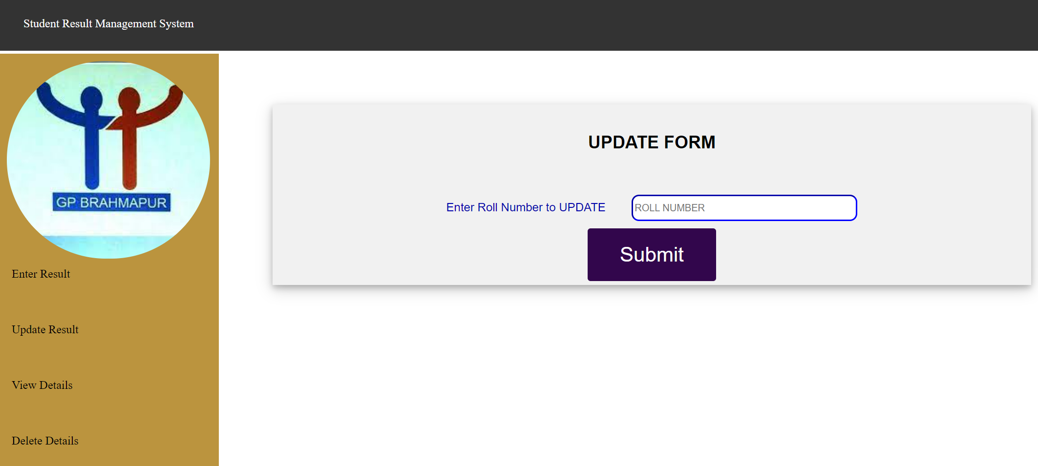 GitHub - GaneshG1234/Student-Result-Management-System-Website: I devloped This Website Using ...