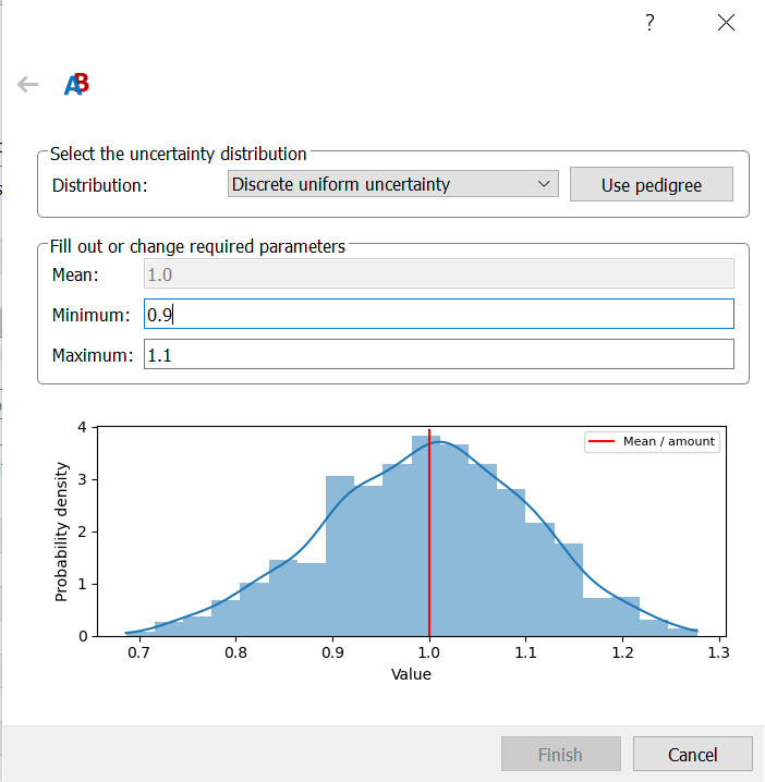 discrete uniform uncertainty distribution does not seem to work · Issue #853 · LCA ...