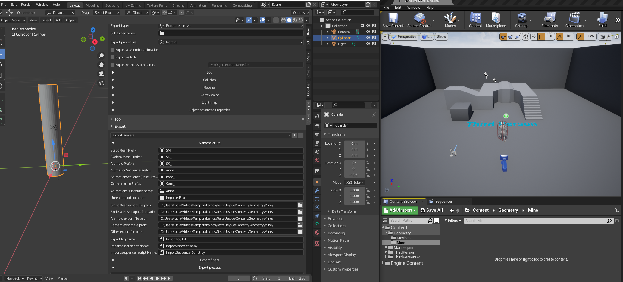 "Acess denied" · Issue #140 · xavier150/Blender-For-UnrealEngine-Addons · GitHub