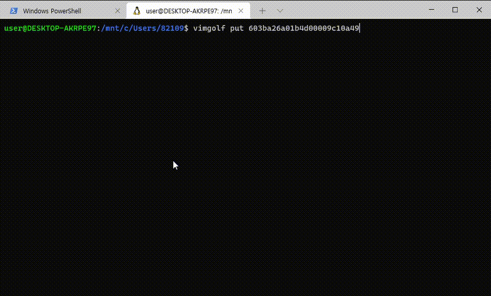 GitHub - YangSeonggyu/vimgolf: vimgolf