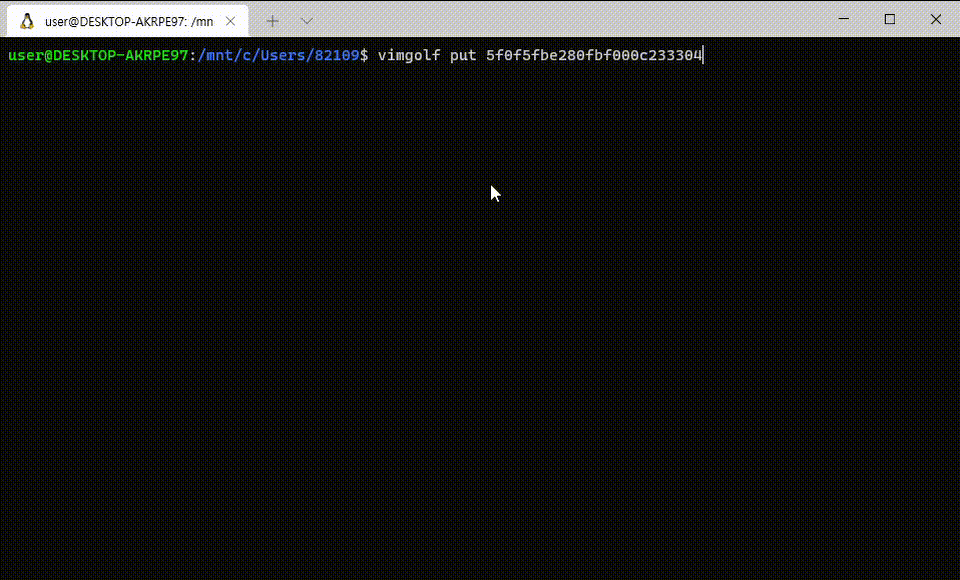 GitHub - YangSeonggyu/vimgolf: vimgolf