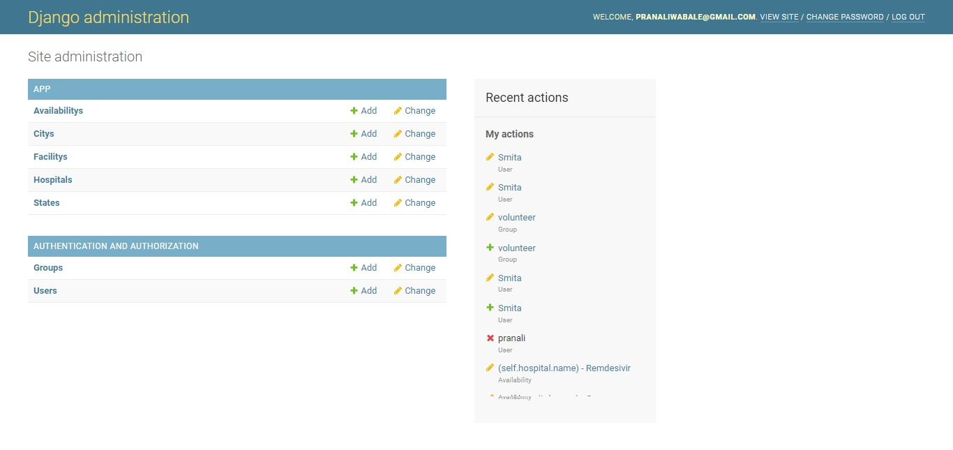 GitHub - PranaliWabale/Hospital-Bed-Availability-Website: django project