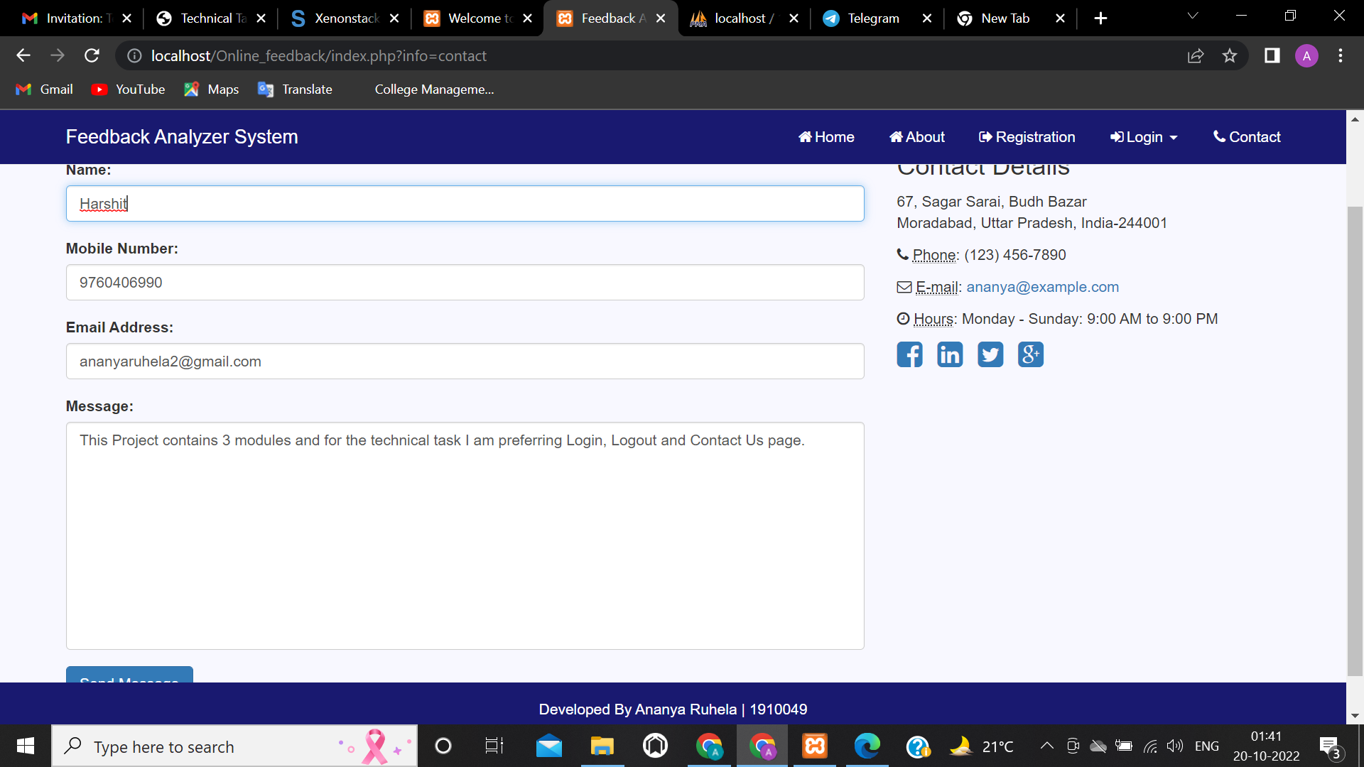 GitHub - AnanyaRuhela/TechnicalTask_Xenonstack: I have developed this project by using HTML, CSS ...