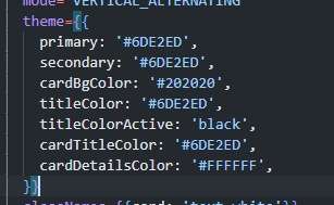 Theme.cardDetailsColor does not work. · Issue #367 · prabhuignoto/react-chrono · GitHub