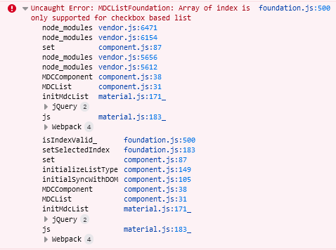 [MDCList] Can't initialize a checkbox list · Issue #6640 · material-components/material ...