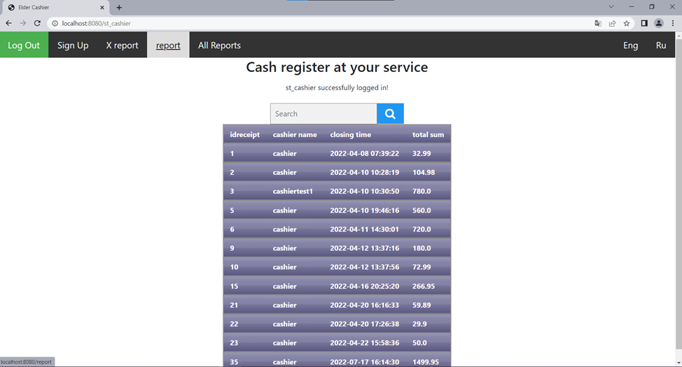 GitHub - MaksymKhimii/Servlet_RUSH: This is a servlet project - Cashier Register, which was ...