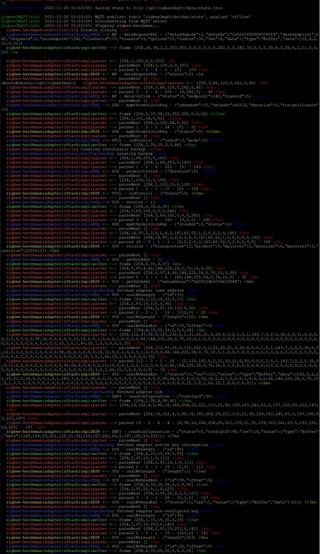 Starting Zigbee2mqtt Stops At Using Experimental New Availability Feature · Issue 9735 