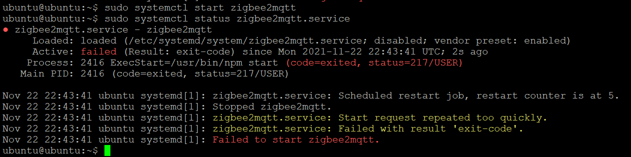 Starting Zigbee2MQTT stops at "Using experimental new availability feature" · Issue #9735 ...
