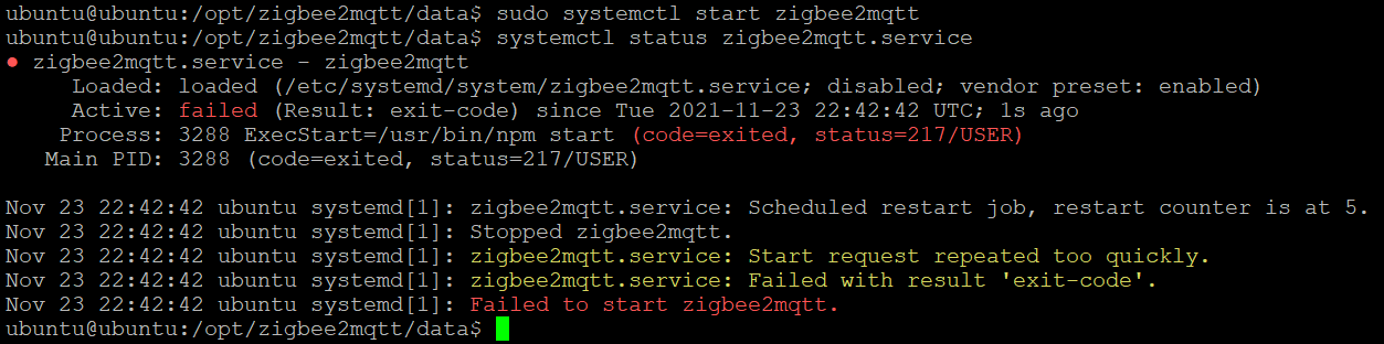Starting Zigbee2MQTT stops at "Using experimental new availability feature" · Issue #9735 ...