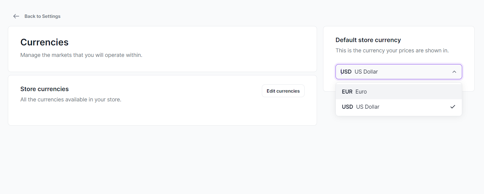 Add currencies missing in Admin · Issue #3215 · medusajs/medusa · GitHub