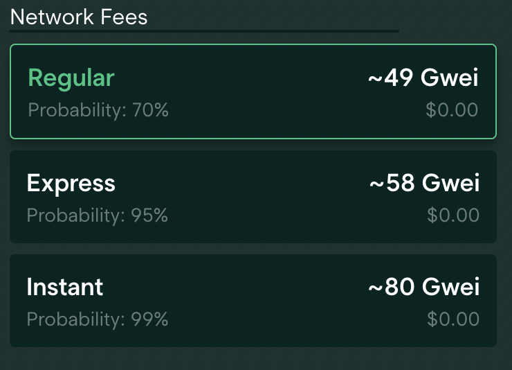 Transaction Gas Fee Prices not displaying · Issue #1161 · tahowallet/extension · GitHub