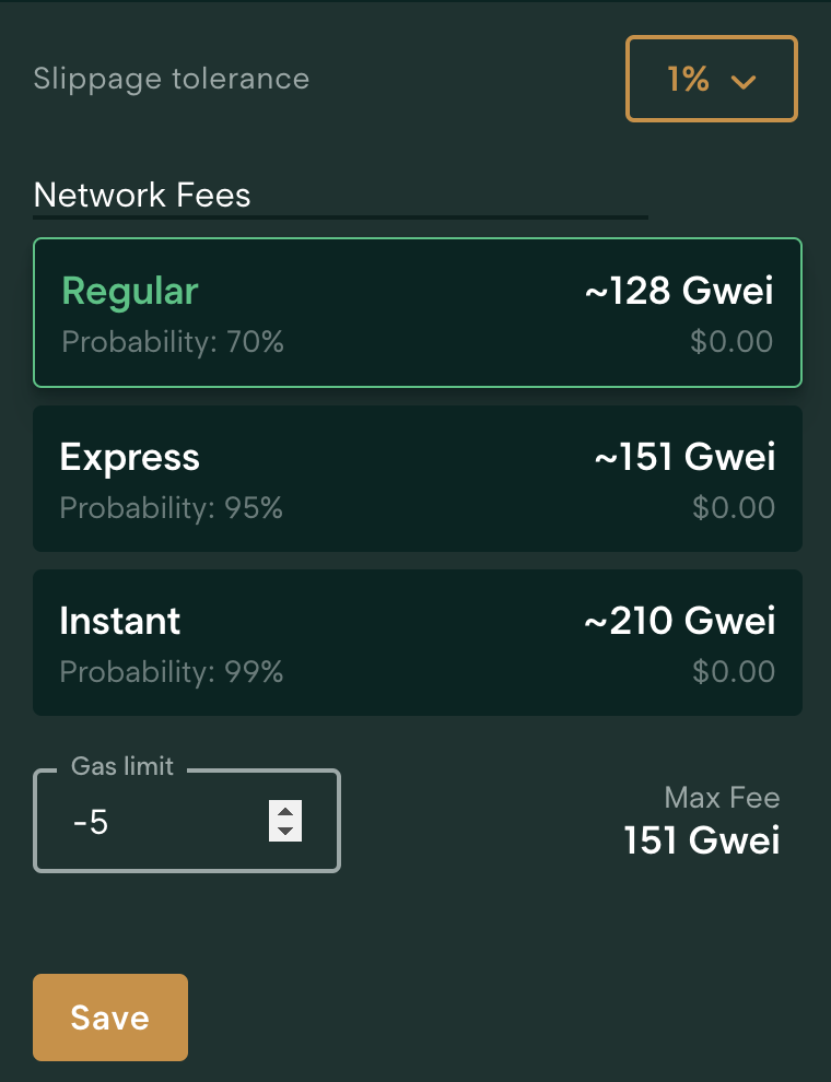 Gas limit can be negative on Swap Network Settings · Issue #1191 · tahowallet/extension · GitHub