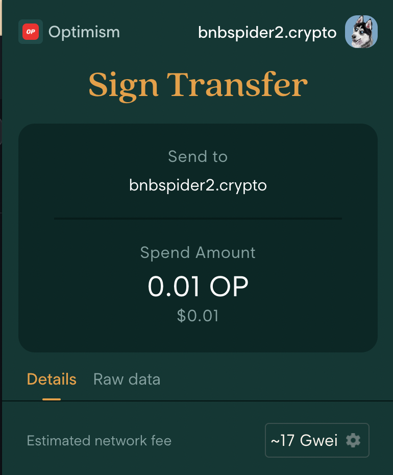 Optimism - $ Amount not showing up in Estimated Network Fee Preview · Issue #2135 · tahowallet ...