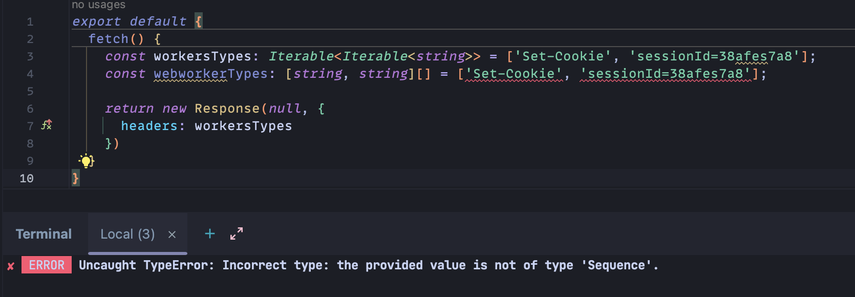 types: HeadersInit does not accept arrays as values, but it will work · Issue #388 · cloudflare ...
