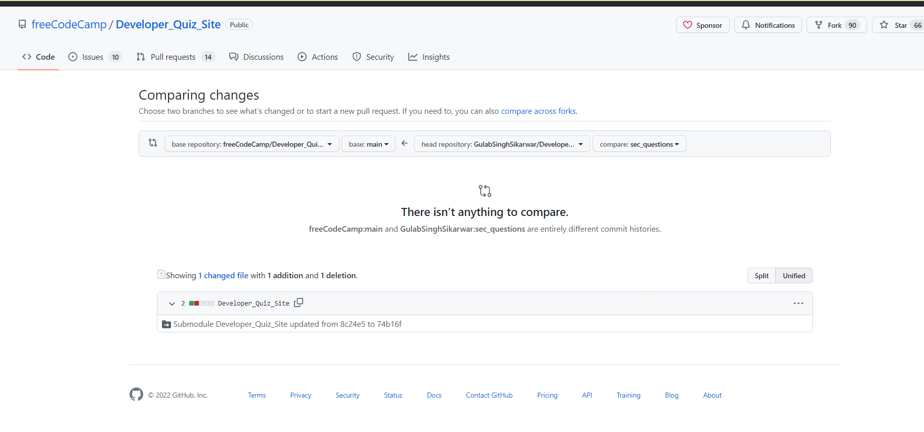 Adding Security questions to quiz site · Issue #104 · freeCodeCamp/Developer_Quiz_Site · GitHub