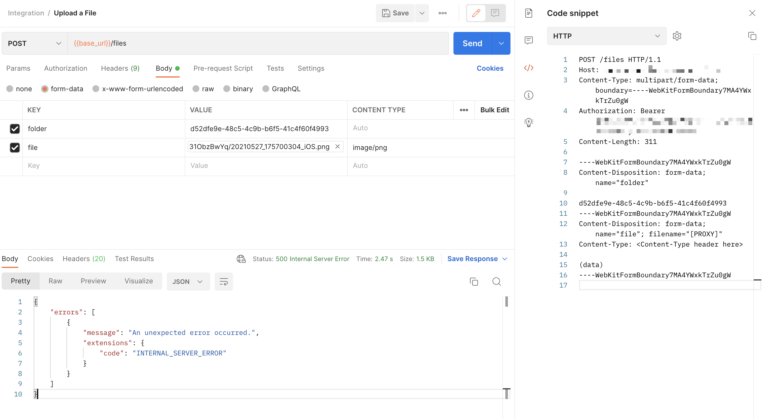 Difficulties Uploading A File Using Api · Directus Directus · Discussion 14292 · Github
