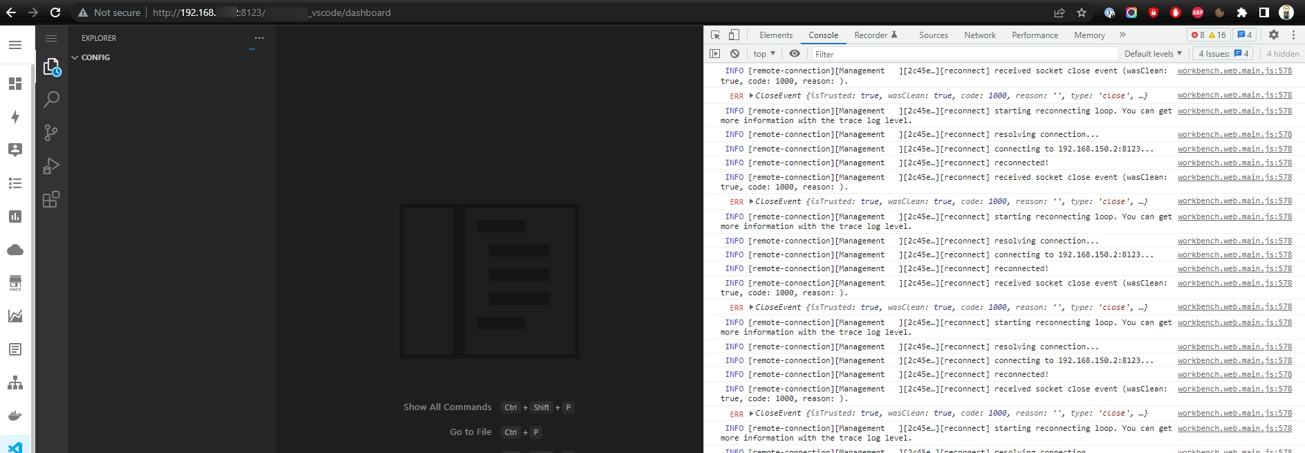 VS Code completely broken for a couple months · Issue #443 · hassio-addons/addon-vscode · GitHub