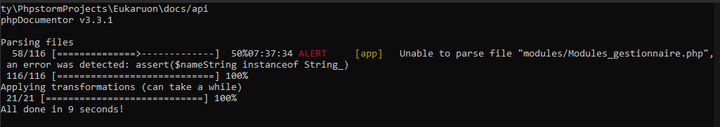 ERROR was detected: assert($nameString instanceof String)_ ; "Define()" · Issue #3296 ...