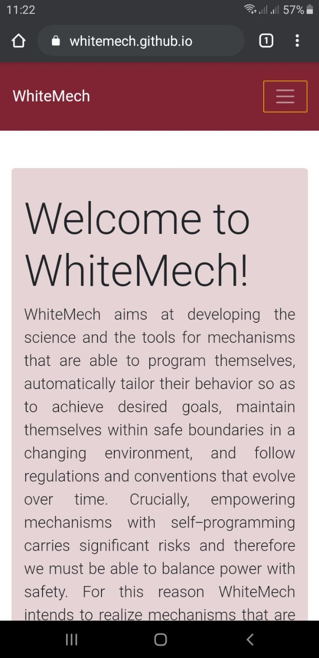 Problem with the hamburger button in the mobile version of the website · Issue #38 · whitemech ...