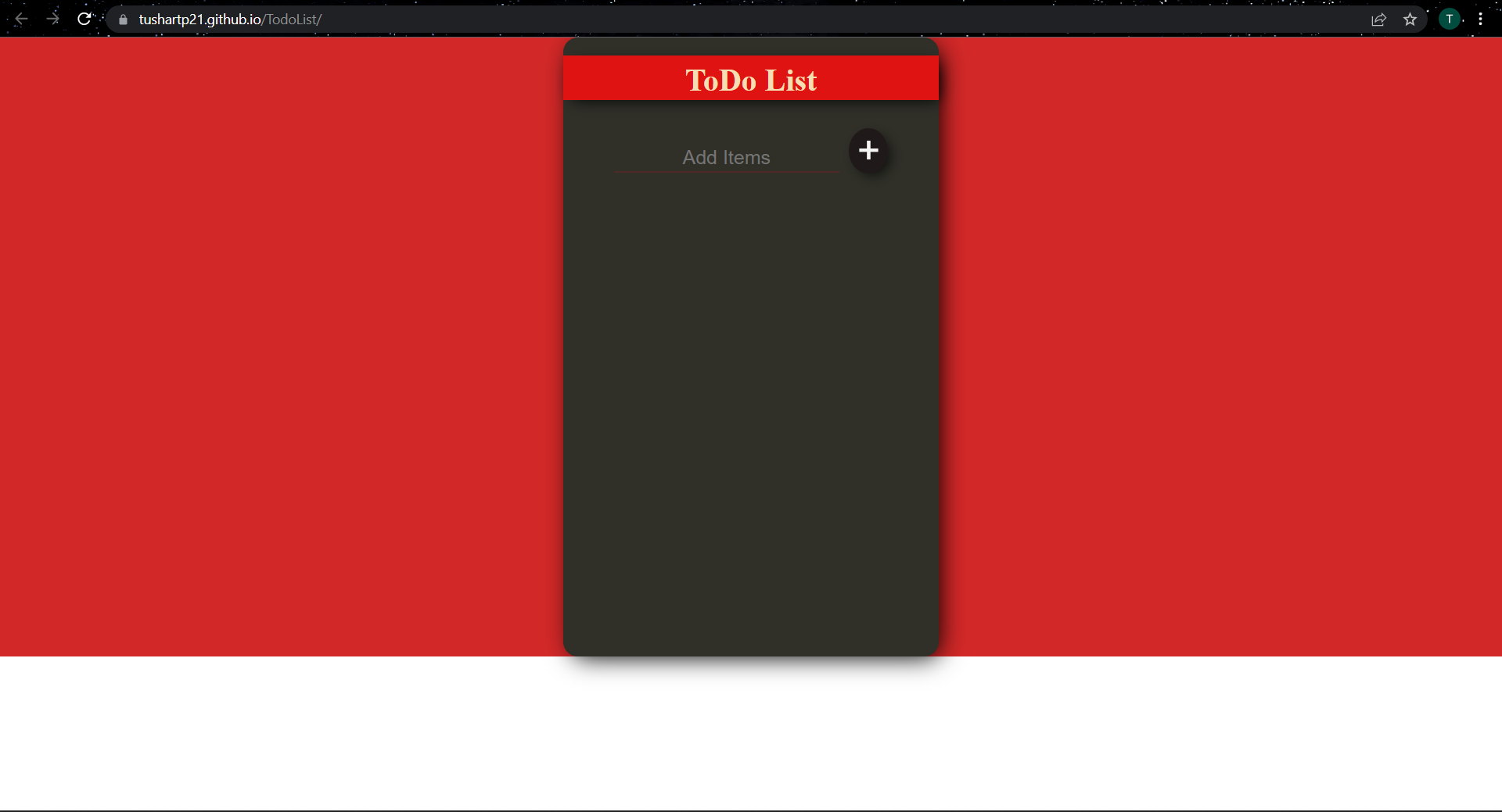 GitHub - TusharTp21/TodoList: A simple Todolist to keep in track with your daily activities