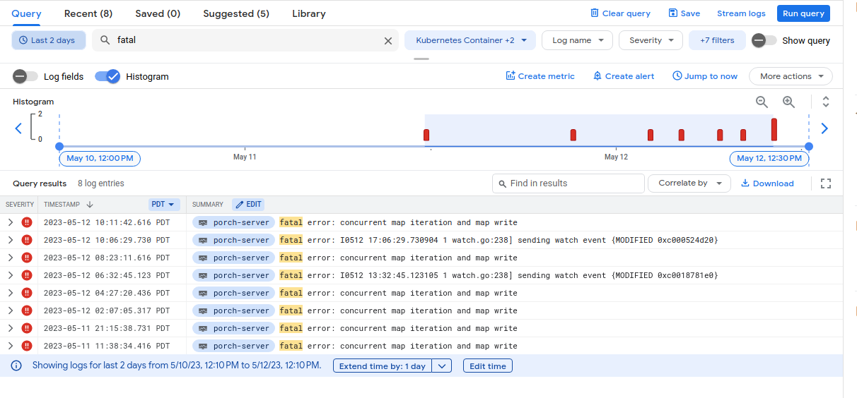 Porch Porch Server Crash With Concurrent Map Iteration And Map Write · Issue 3958 · Kptdev
