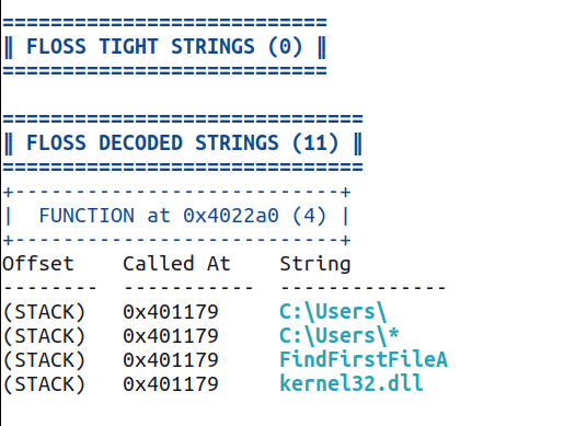 use color to differentiate results output · Issue #623 · mandiant/flare-floss · GitHub