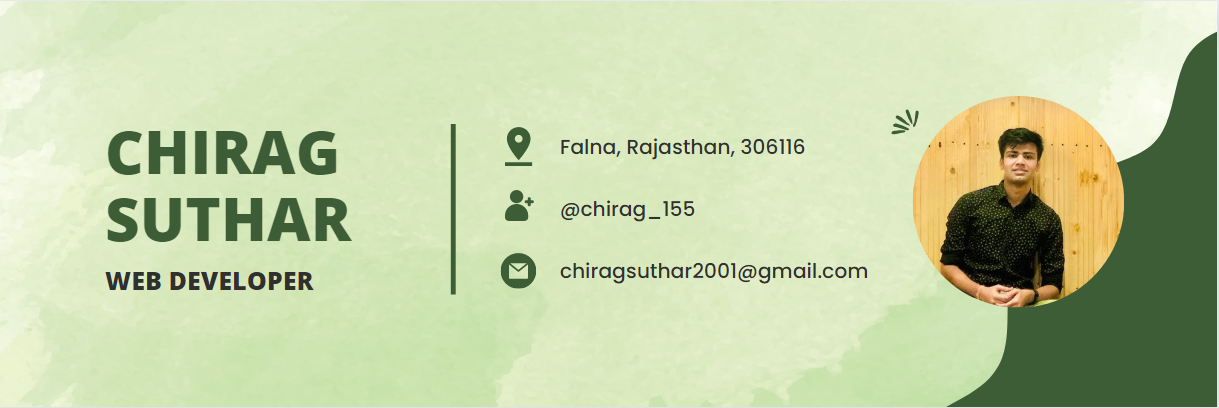 chiragsuthar155 (Chirag Suthar) · GitHub