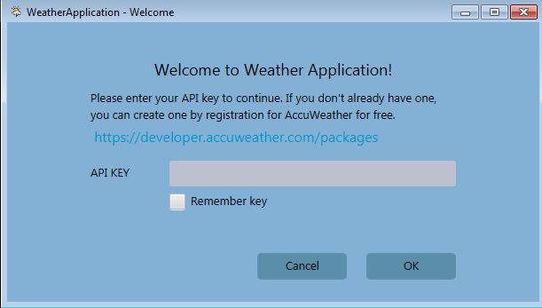GitHub - TomaszKedziorek/WeatherApplication