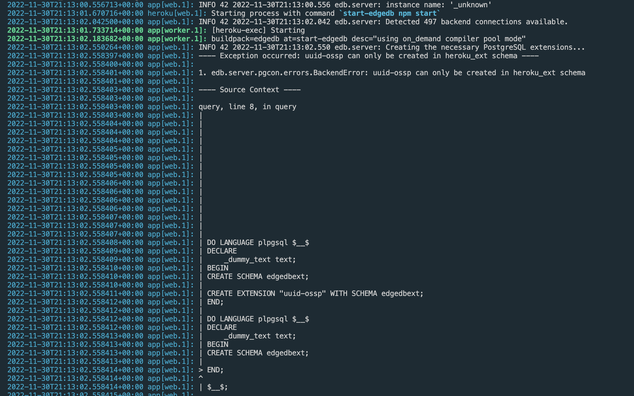 Edgedb Buildpack Can No Longer Create Postgresql Extensions In Heroku · Issue 4744 · Edgedb