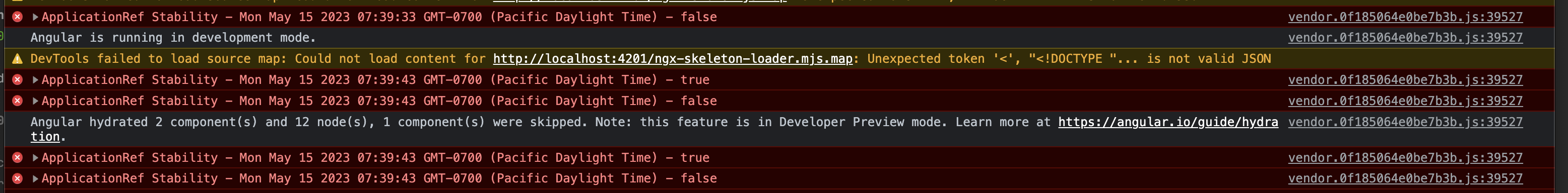 Connecting to websocket leaves app in unstable state · Issue #50291 · angular/angular · GitHub