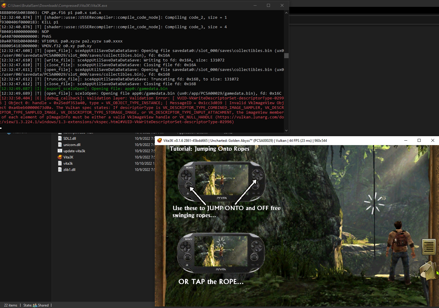 Uncharted crashes in first chapter · Issue #2130 · Vita3K/Vita3K · GitHub