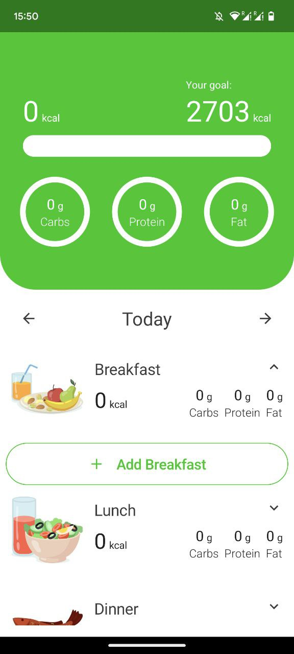 GitHub - EvgenyPlaksin/CalorieTracker