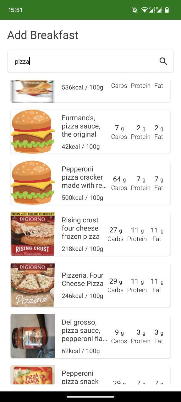 GitHub - EvgenyPlaksin/CalorieTracker