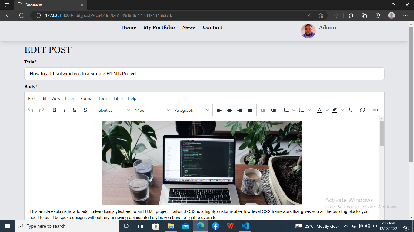 GitHub - Mathefagbe/Django-Blog: This is a Blog built with Django (Model View Template) pattern