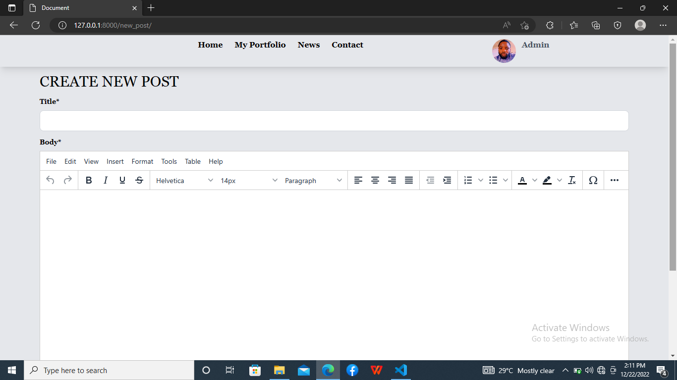 GitHub - Mathefagbe/Django-Blog: This is a Blog built with Django (Model View Template) pattern