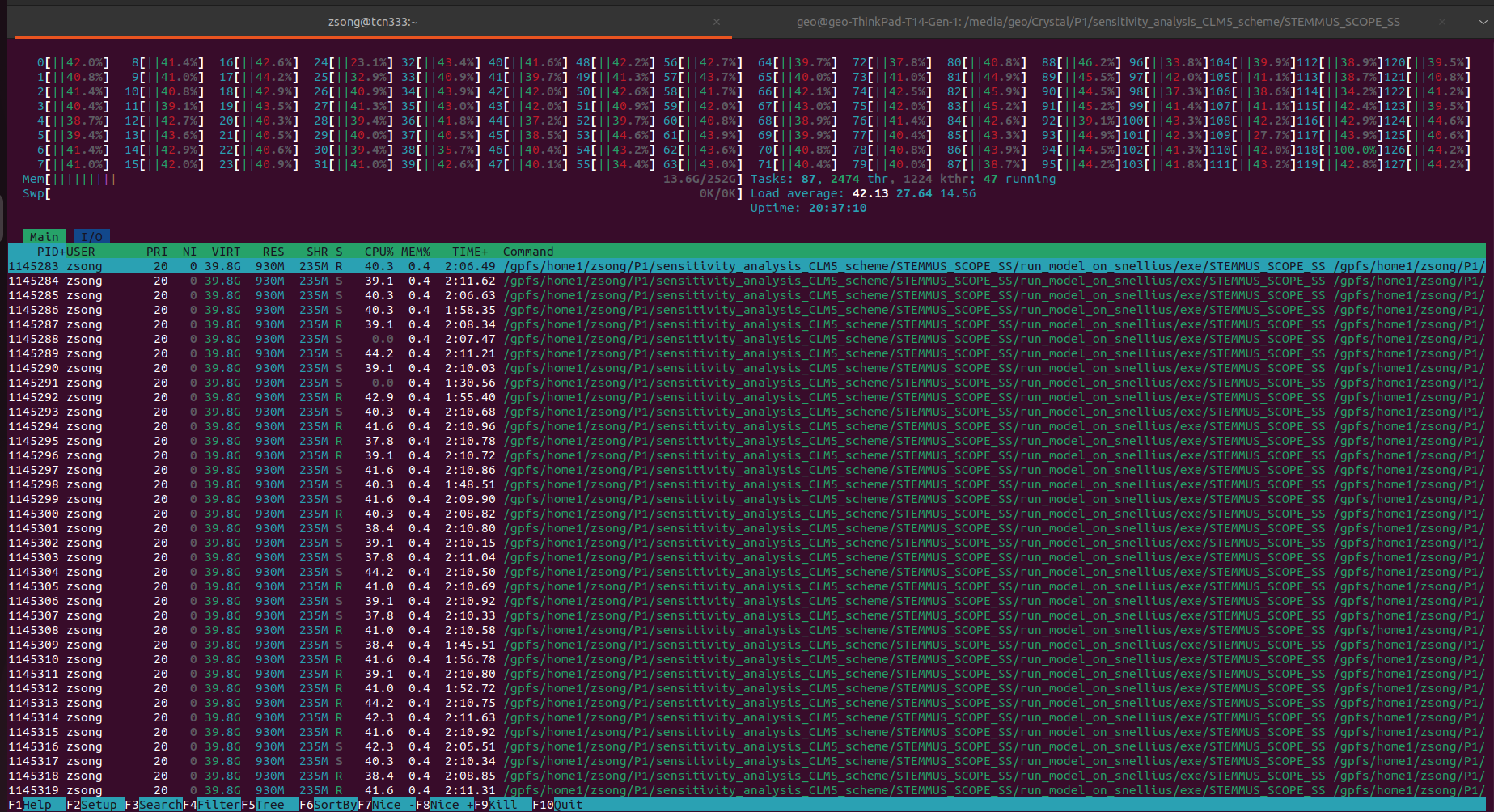 Running STEMMUS_SCOPE sensitivity analysis on Snellius with parallel ...