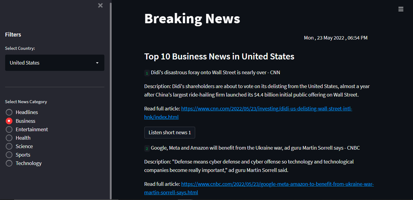 GitHub - CodeHub5199/News-with-Python: Access all country-wise and category-wise news with audio ...