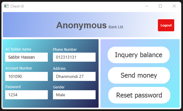 GitHub - MuntasirMahid/BankManagementApp: This is a bank management app ...