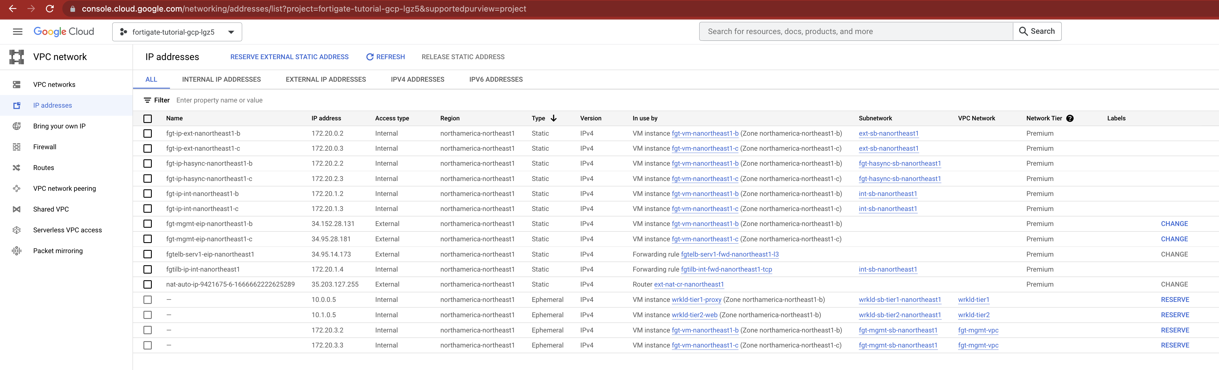 Validate fortigate GC-CAP/GC-TIP architecture - dual LB sandwich or ...