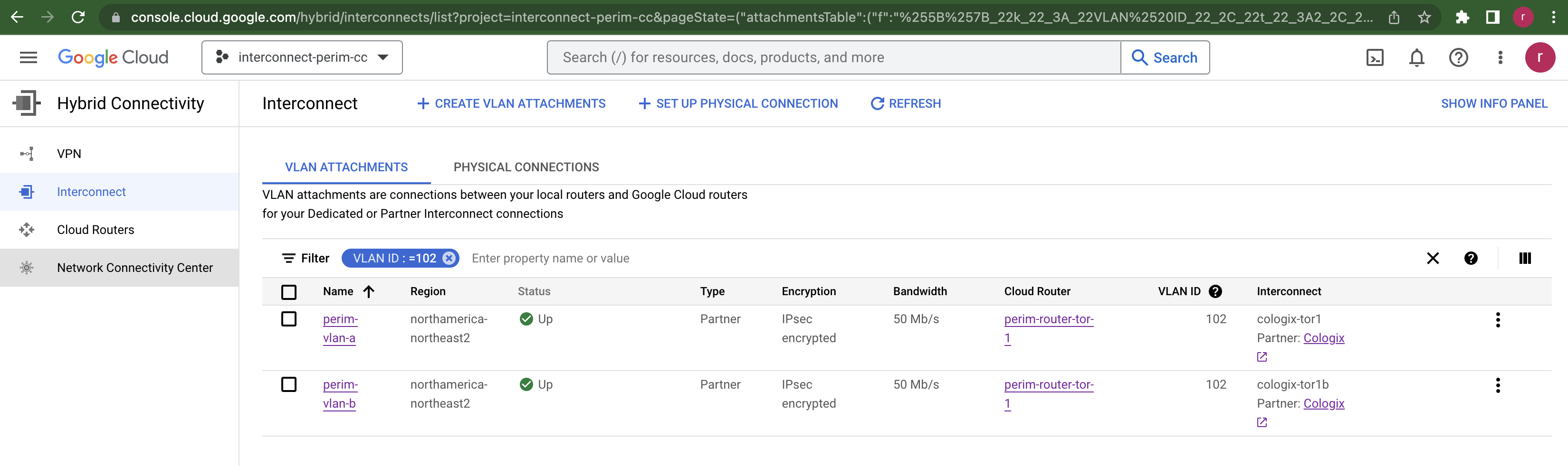 Prototype/yaml SCED/SC2G HA partner interconnect - cloud to ground for profile 5 and 6 · Issue ...
