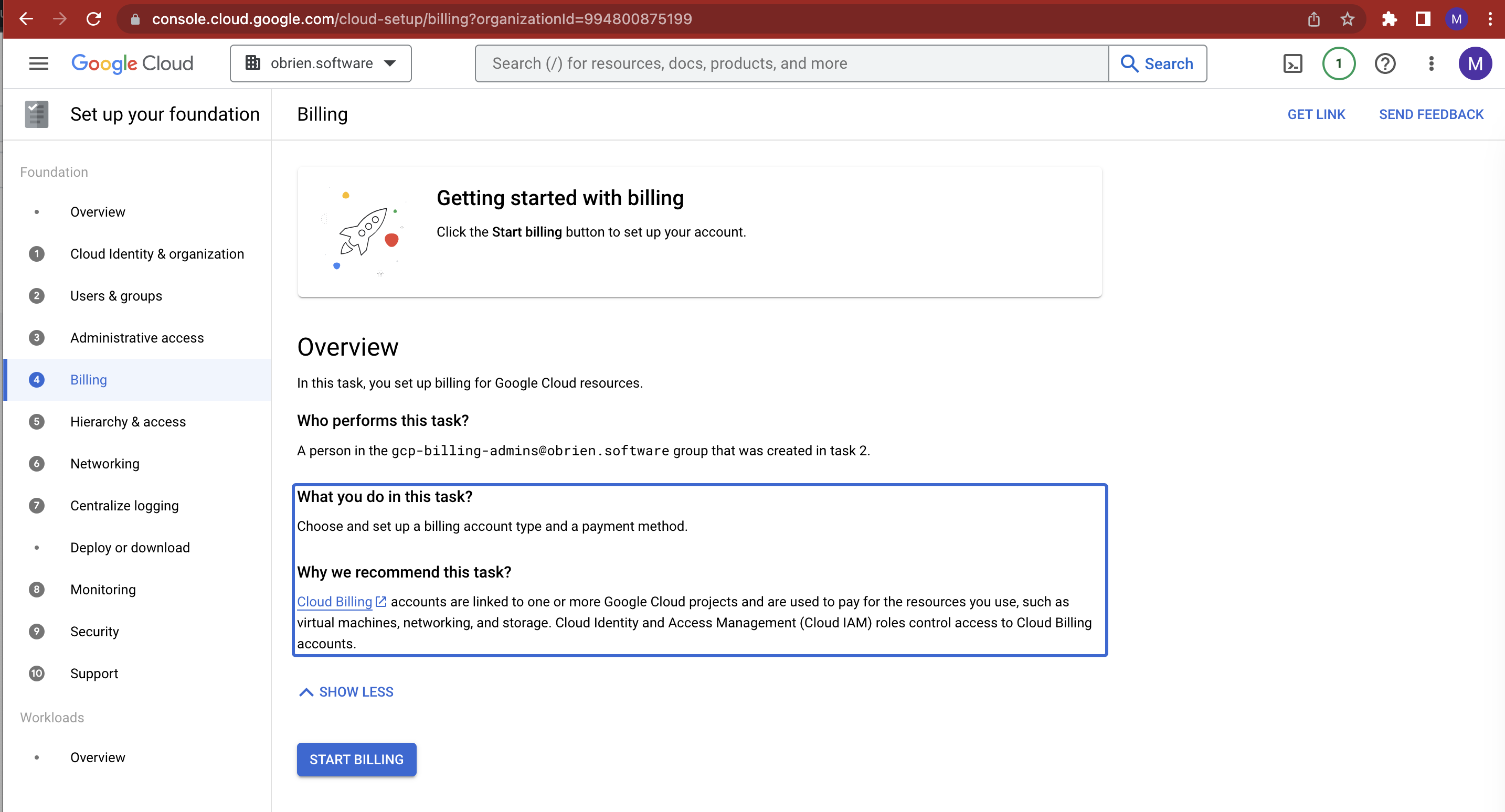Google Cloud Enterprise Setup Checklist - Day 0 alignment with Technical Onboarding Center ...